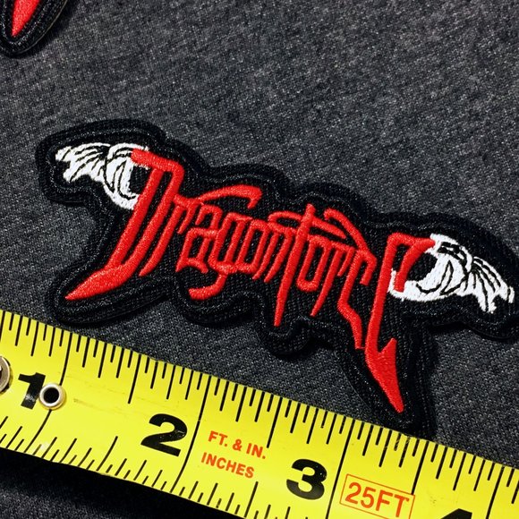 Accessories | 2 Dragon Force Iron On Patches Band Badges Dragon | Poshmark